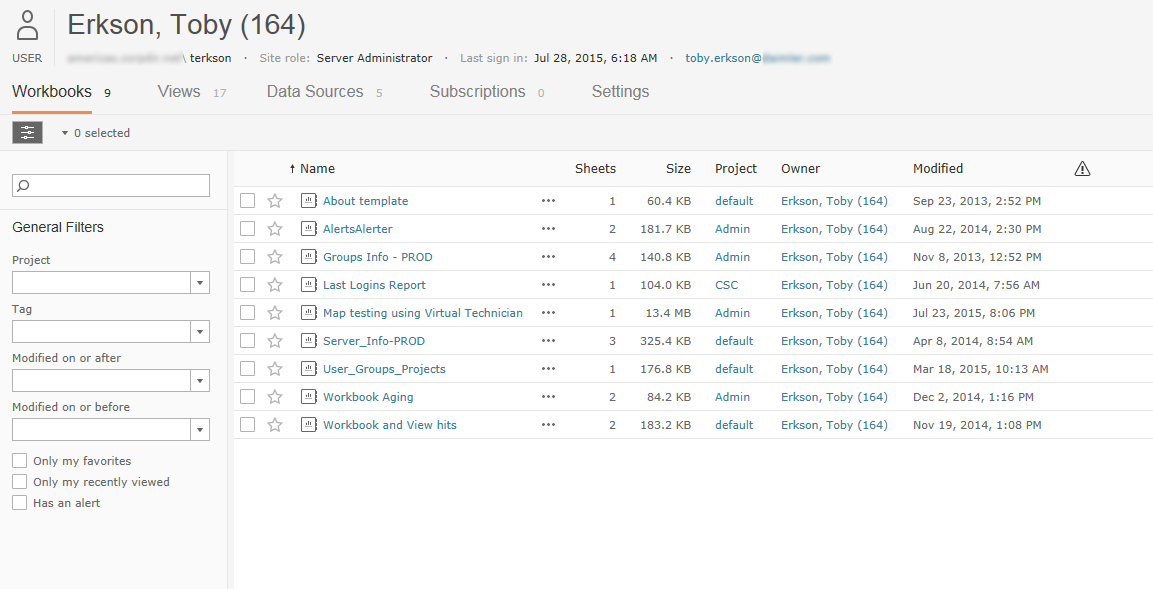 Idea: List "Groups" in Tableau Server search results & user Account ...