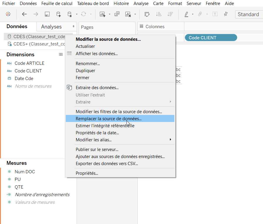 Idea Replace Datasource On Tableau Cloud