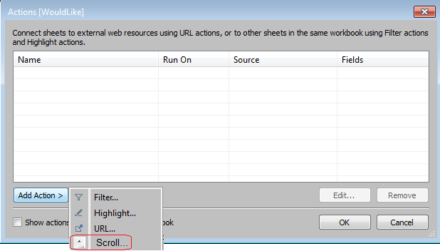 Idea Tableau Dashboards Needs Scroll Action Or An Isvisible Function 