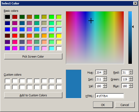 Idea: Tabs - RGB Colors (Worksheet, Dashboard, Story)