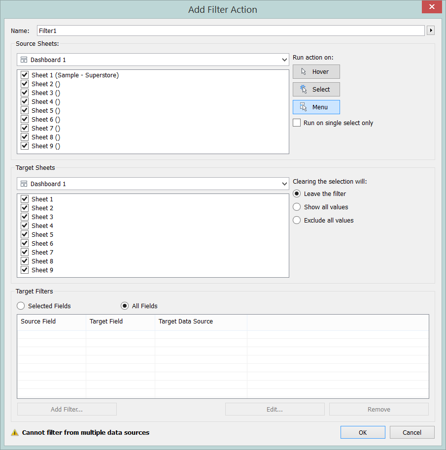Idea: Dashboard Filter or Highlight Action - Select All or None [DUPLICATE]