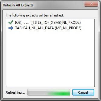 Idea: Show (Manual) Extract Refresh Job Progress/Status visually on ...