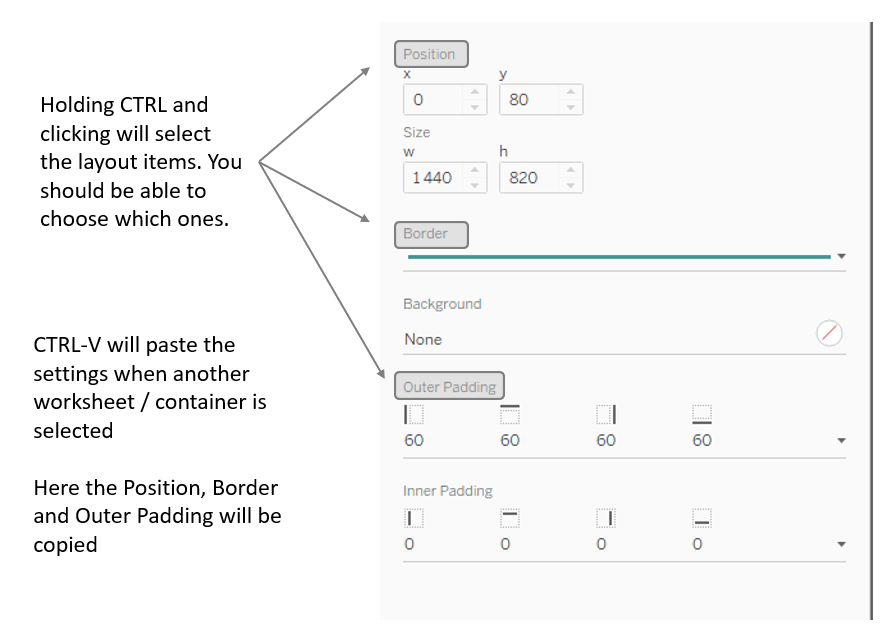 Idea: Copying and pasting layout settings