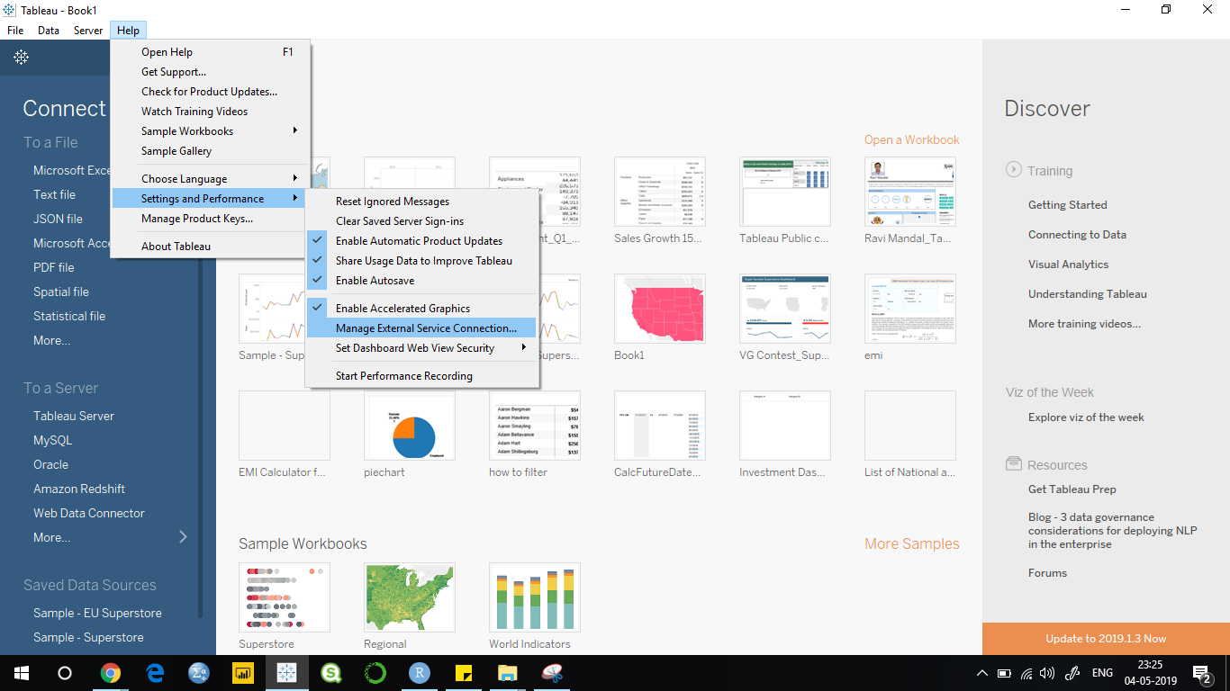 How to Integrate R and Tableau