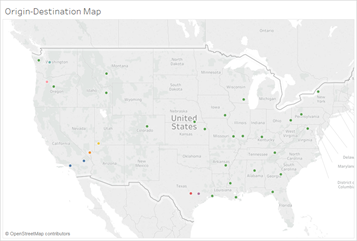 Origin-Destination Maps (or Flow Maps)