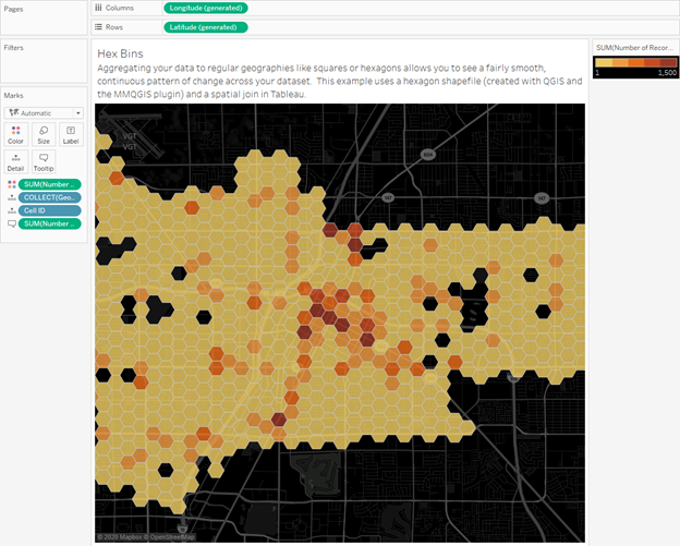 How To Create Hexagonal Grids For Spatial Aggregation In Tableau 