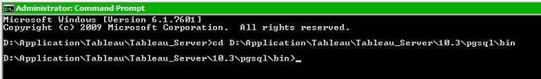 Accessing The Tableau Server Postgres Db