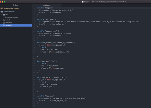 Deploying Tableau Using Infrastructure As Code (IAC) – Part 1