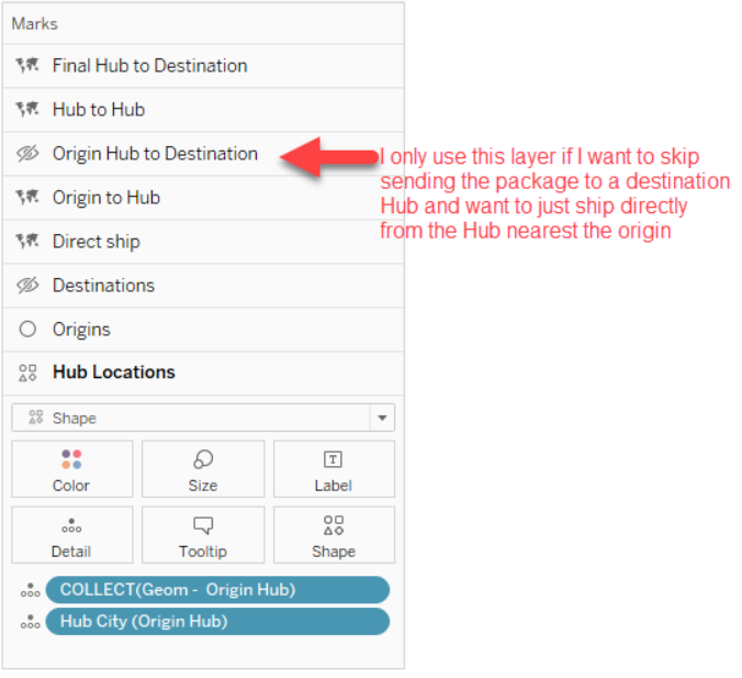 Conditional routing with Tableau Maps