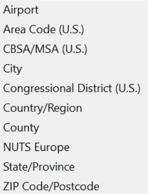 Exploring geocoding in Tableau