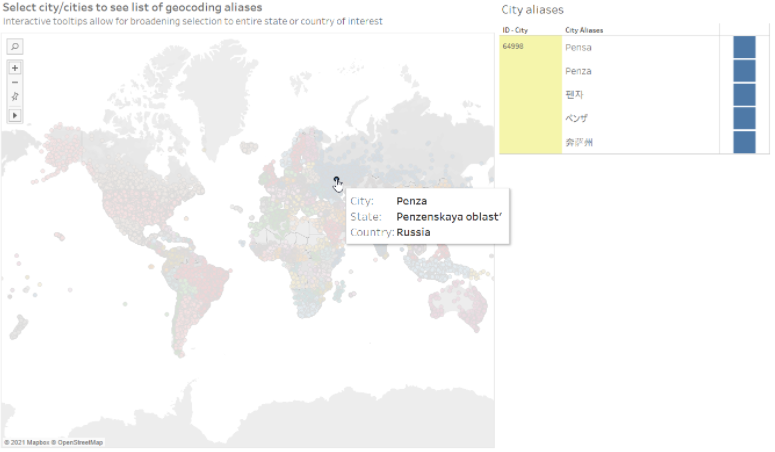 Exploring geocoding in Tableau