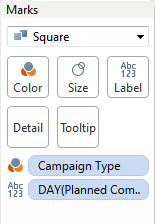 Creating a Tableau calendar from project data.