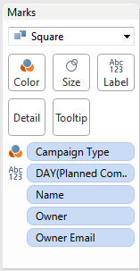 Creating a Tableau calendar from project data.
