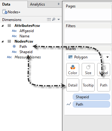 Create Tableau Polygons from Shapefiles