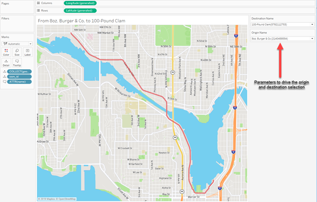 Dynamic Routing in Tableau (with a little PostgreSQL/PostGIS love)