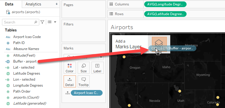 Custom map zoom with buffer and layers