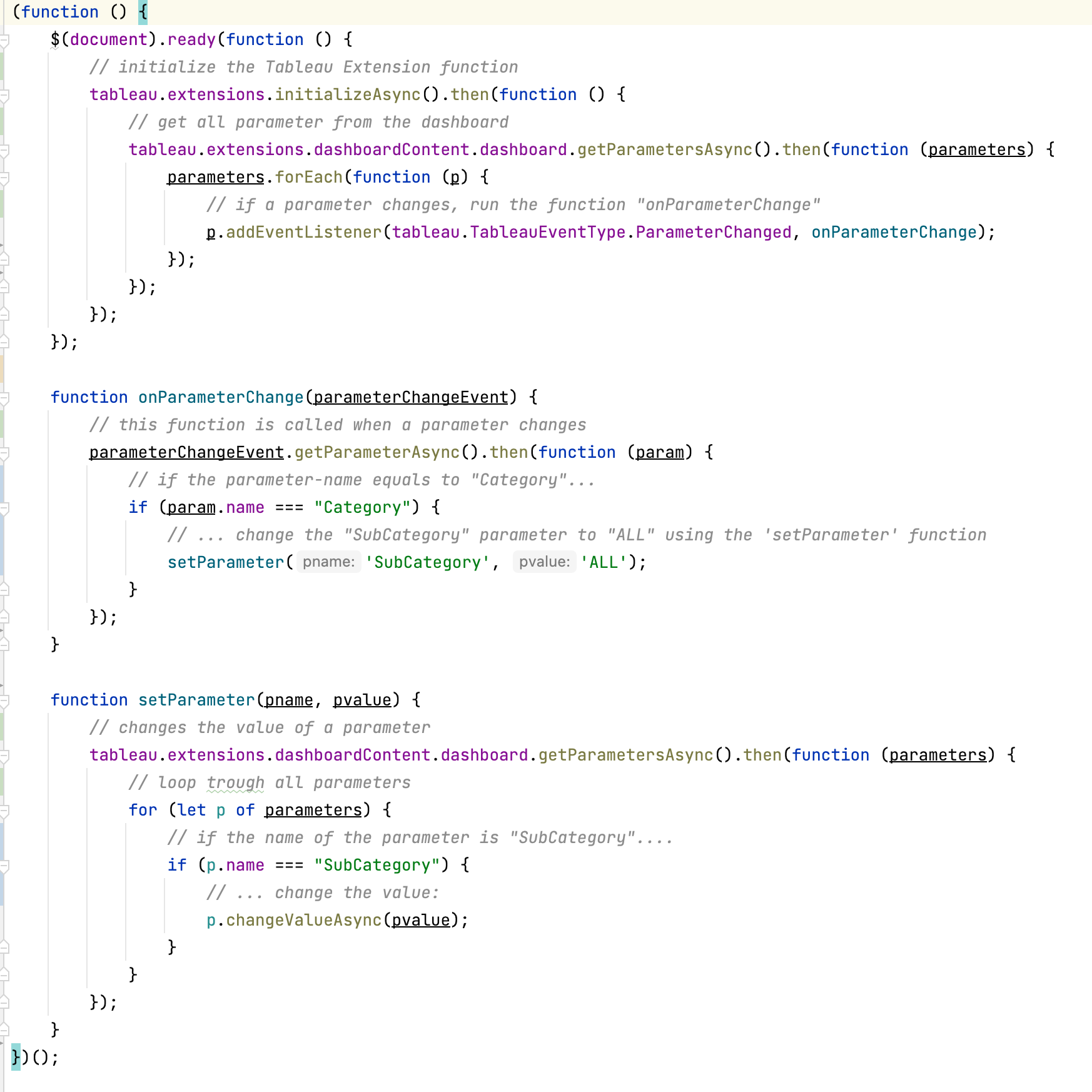 Write your own Tableau Extension for your current dashboard