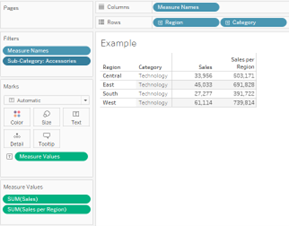 How to effectively use Table Calculation Filters