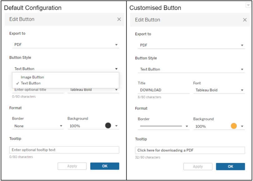 Exporting to PDF with Tableau