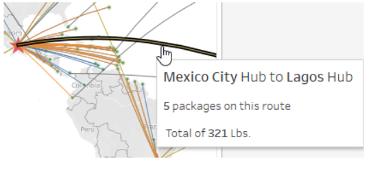 Conditional routing with Tableau Maps